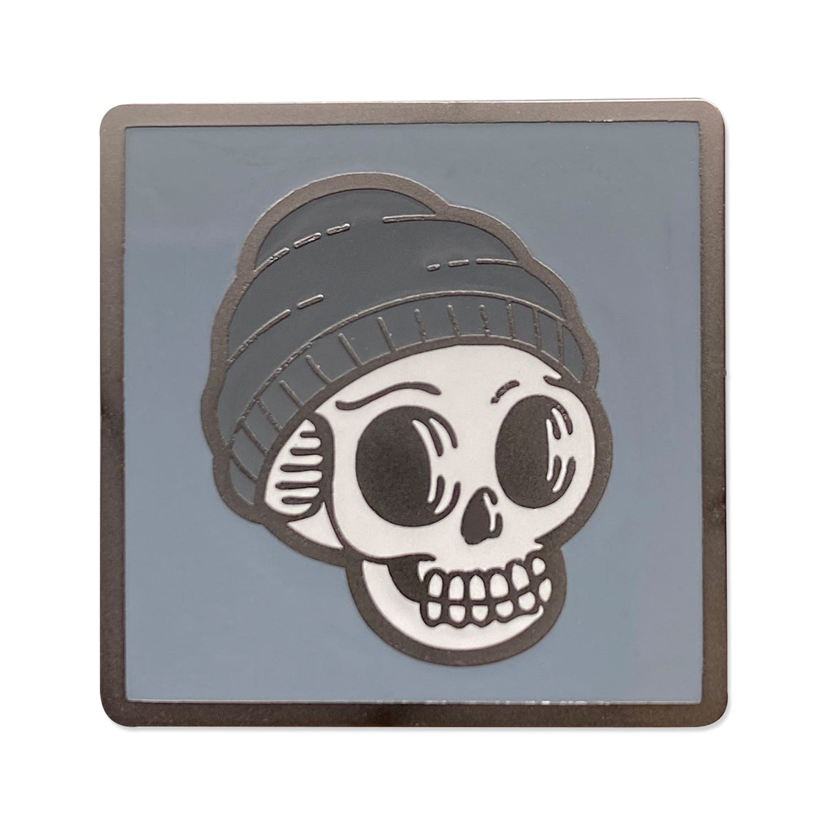 Skully Grey Slugs™ Data Crew RE EDC Ranger Eye Metal Skull